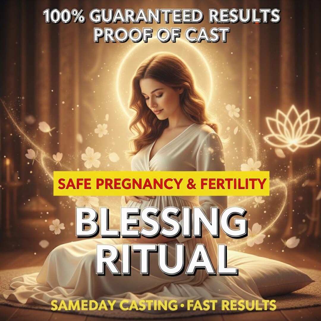 Safe Pregnancy and Fertility Blessing Ritual Kit: Conception Energy ...