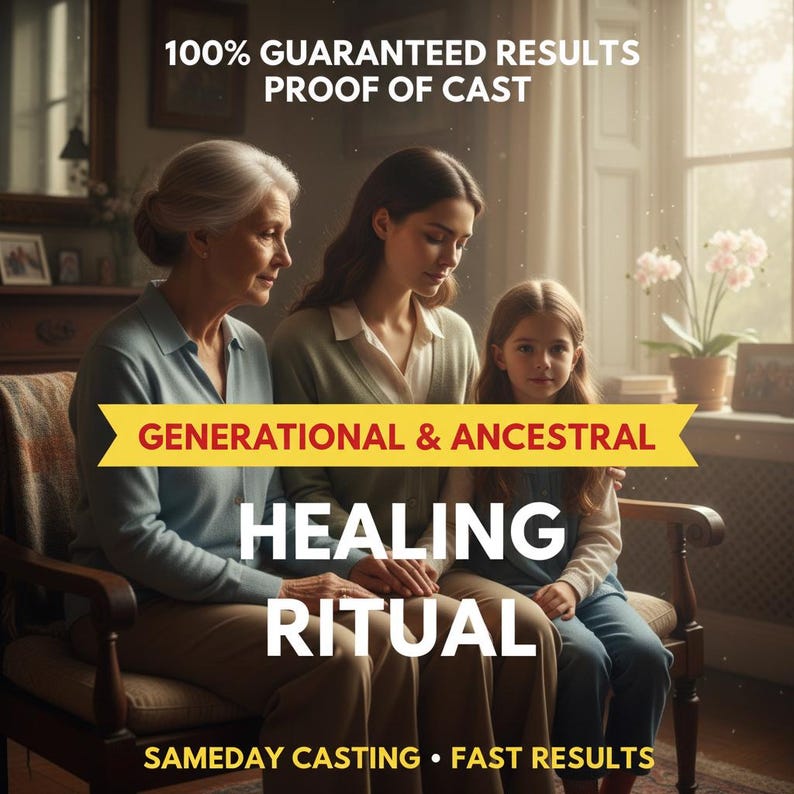 Generational and Ancestral Healing Ritual Kit: Energy Release & Renewal ...