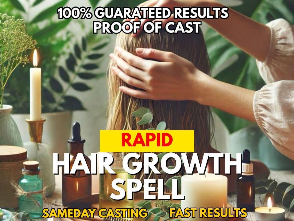 HAIR GROWTH SPELL | Rapid Hair Growth | Long Thick Hair | Grow Hair ...