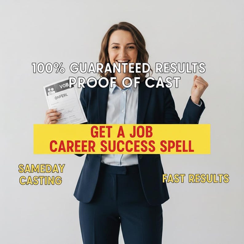 Career Success Spell: Job Attraction, Opportunity Manifestation - Etsy