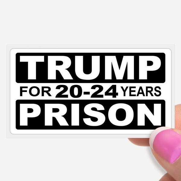 Trump Stickers 20 24 Prison - Etsy