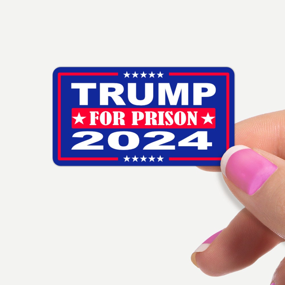 Trump for Prison 2024 Bulk 12 Stickers Sheet Pack - Trump Lost, Your in ...