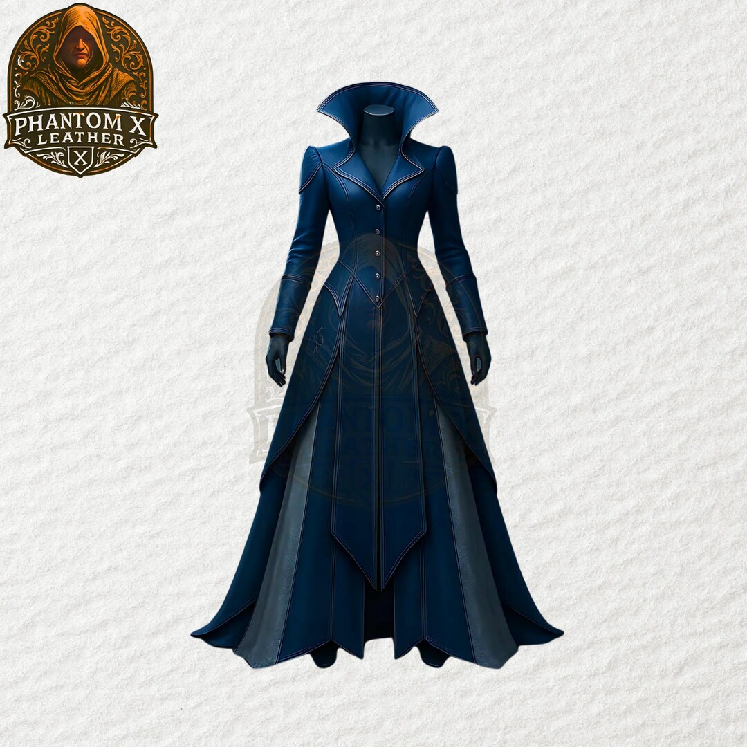 Blue & Grey Aggressive Shadow Warlord Armor | Empress Gothic Vampire ...