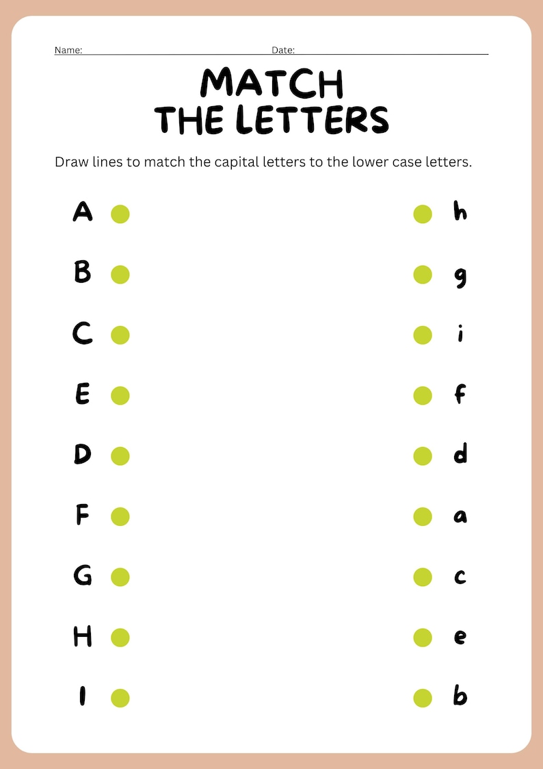 Printable English Alphabet Worksheets Kindergarten || AZ Letter ...