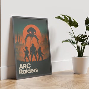 ARC Raiders Poster, Retro Sci-fi Gamer Room Decor - Etsy