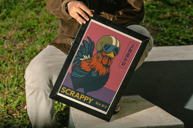 ARC Raiders Scrappy Poster, Japanese Style Gamer Room Wall Art, Gifts ...