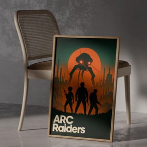 ARC Raiders Poster, Retro Sci-fi Gamer Room Decor - Etsy