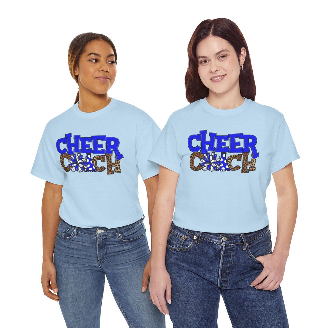 Cheer Coach Tee - Unisex Heavy Cotton Tee, Sporty T-shirt, Gift for ...