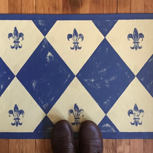 Painted Canvas Rugs - Etsy