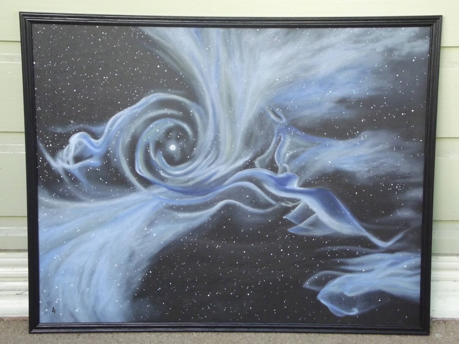 Singularity Black Hole Original Oil Painting 22 X 28" - Etsy