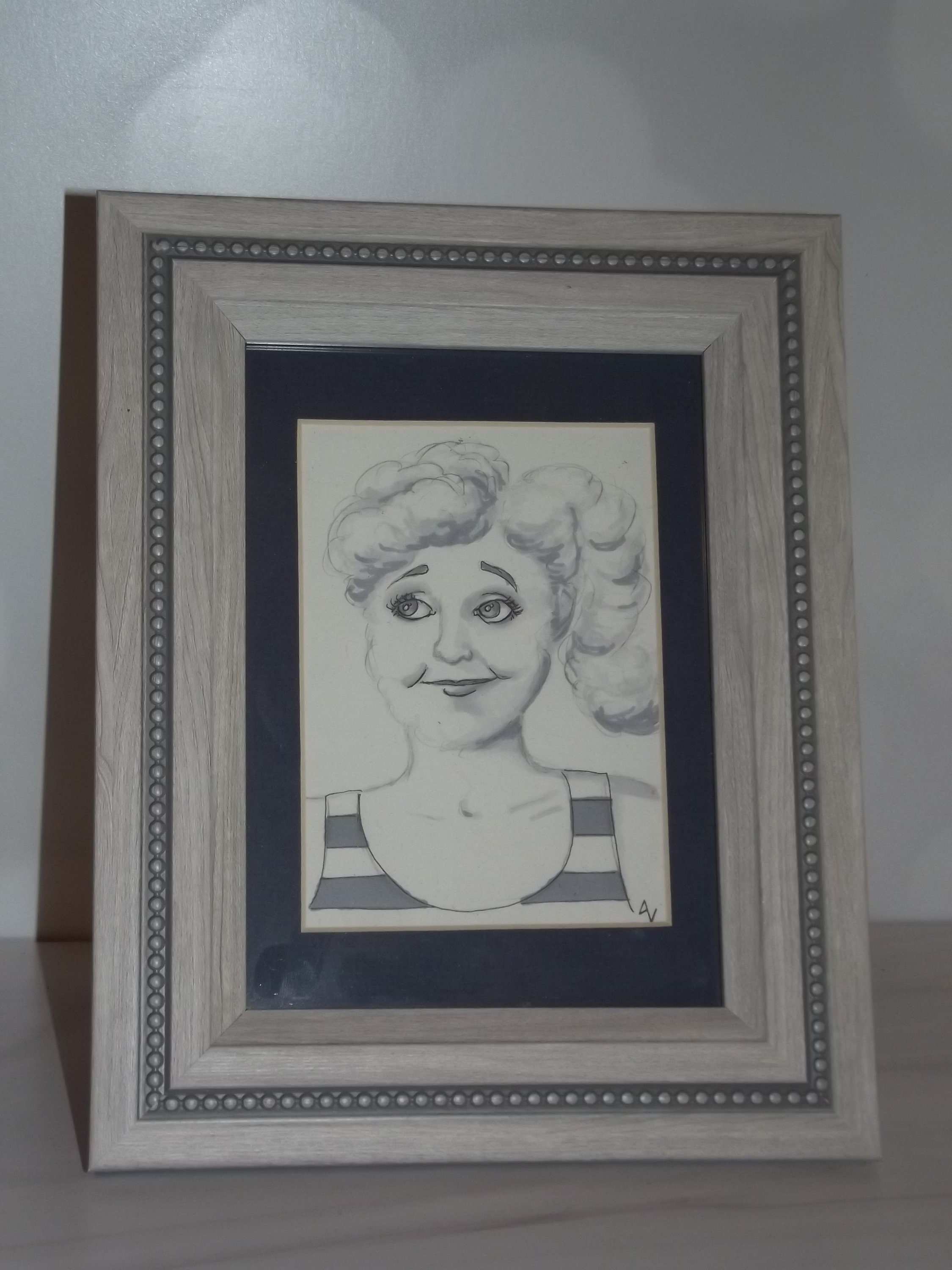 Cloudy Jane Portrait Pen and Ink Drawing Regular Show CJ - Etsy