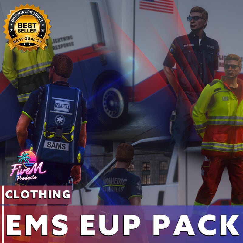 Fivem ems packs clothing - Etsy France