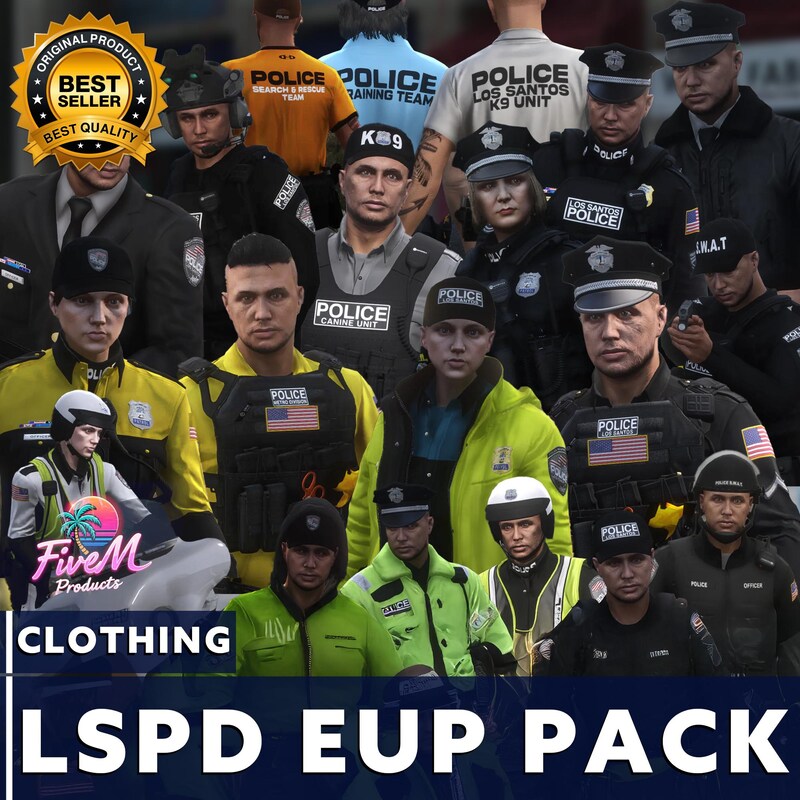 Fivem ems packs clothing - Etsy France