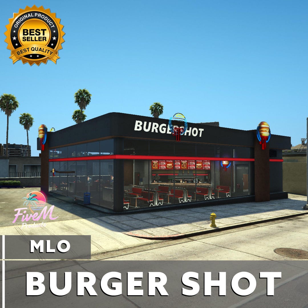 Fivem | Burger Shot | MLO | Fivem Roleplay L Custom L Optimized - Etsy