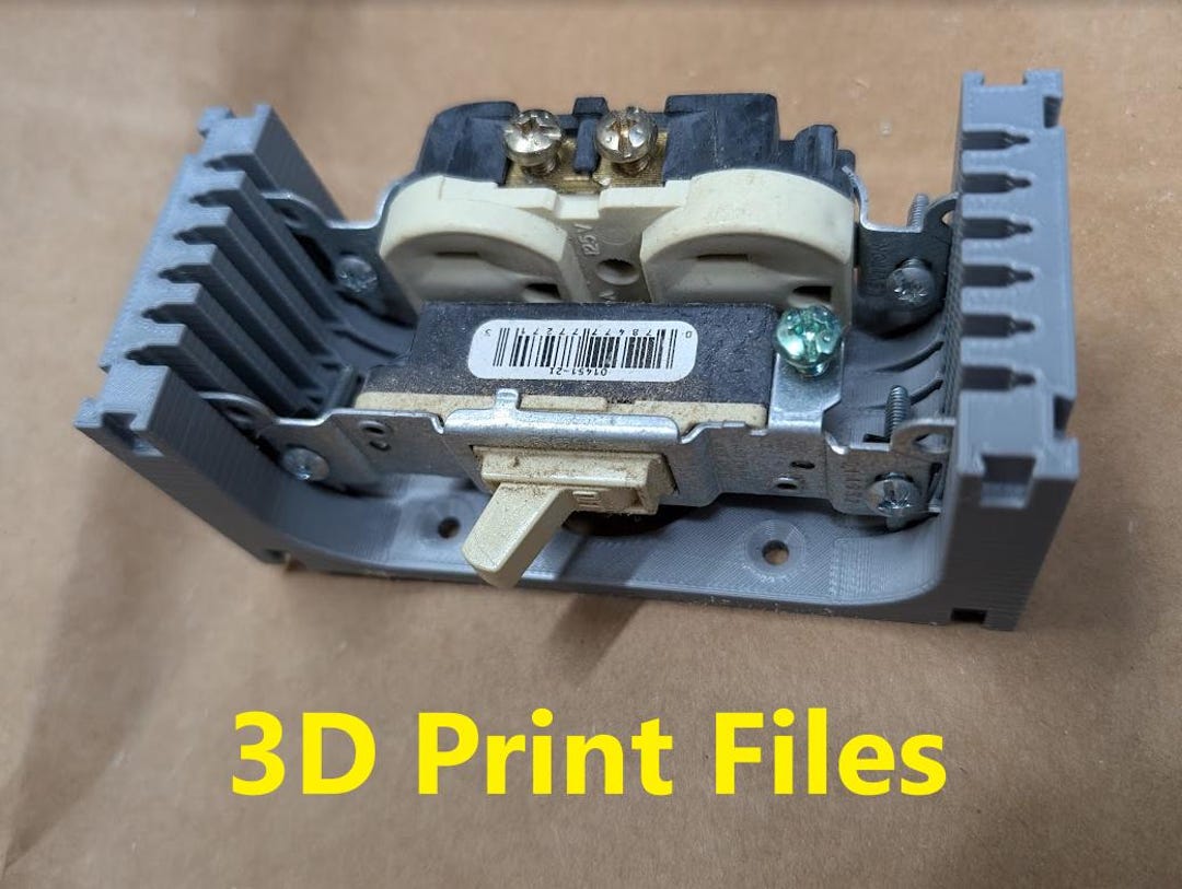 3D Printable Outlet & Switch Organizer – Custom STL Files, Modular ...