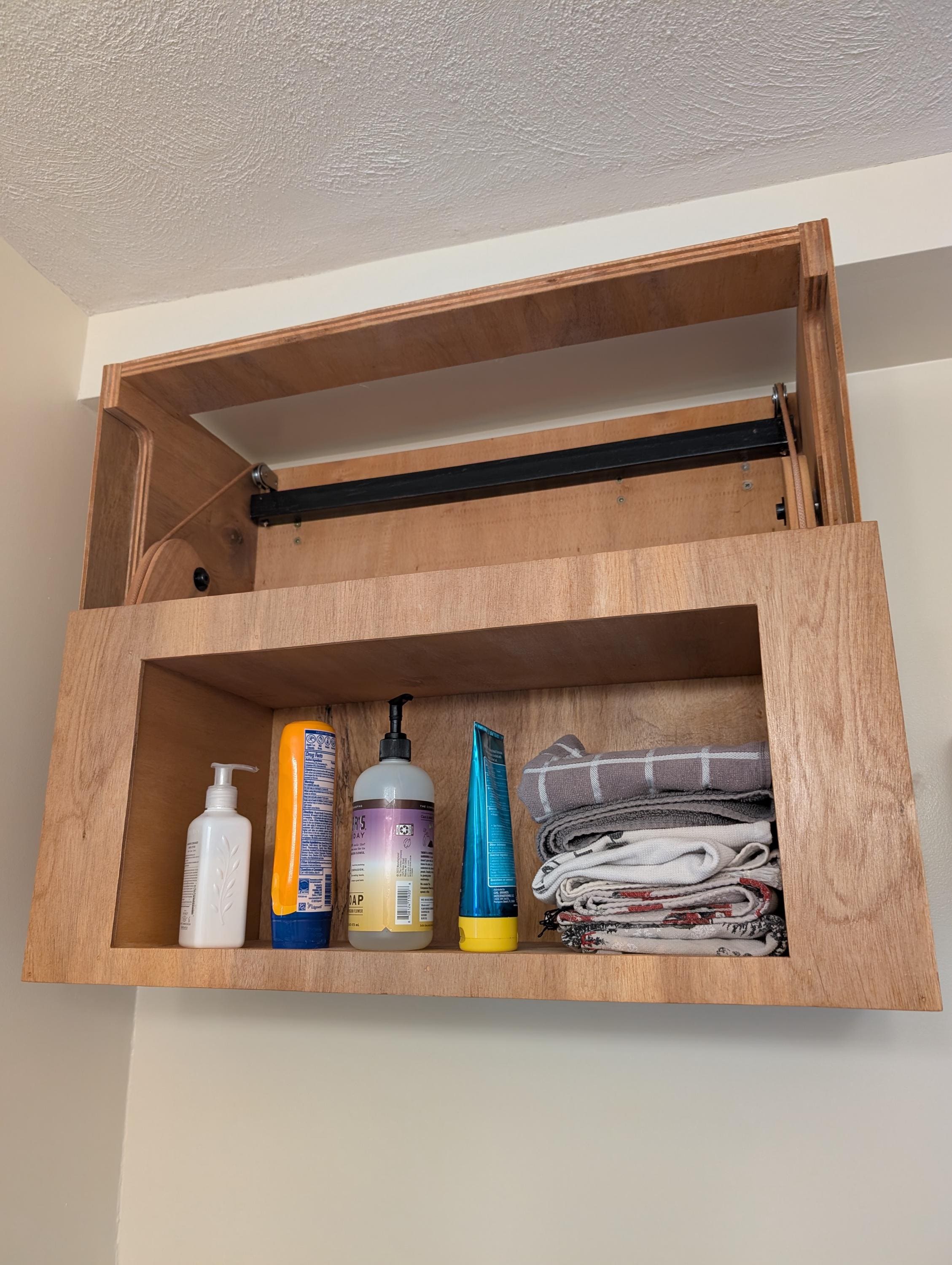 DIY Pull-down Shelf Plans: Space-saving Cabinet Design (digital ...