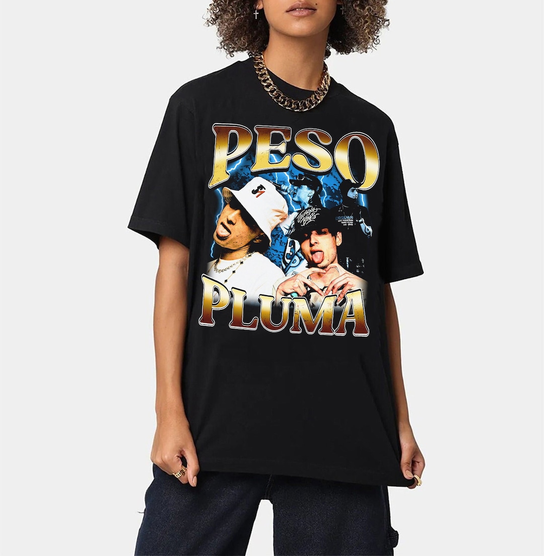 Peso Pluma Shirt Peso Pluma Merch Vintage Concert T-shirt - Etsy