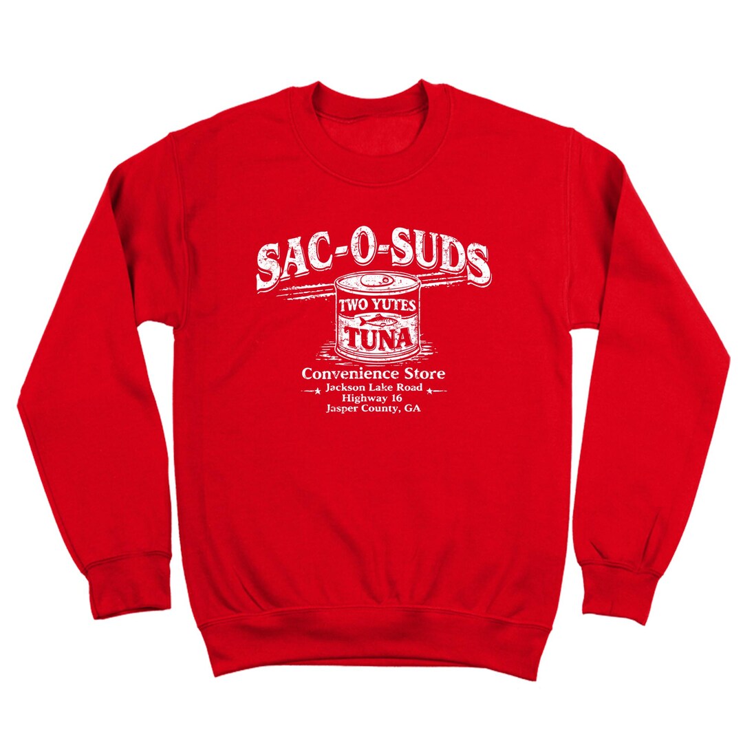 Sac-o-suds - Two Yutes Tuna - Funny 80s 90s Movie Humor Sm-5x Fleece ...