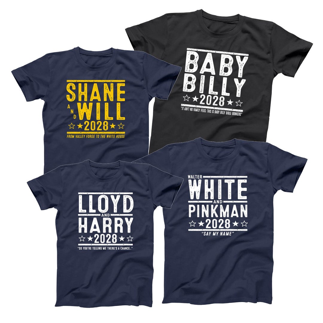 Top 7 2028 Election Funny Shirts - Fun Famous Presidential Duo Humor ...