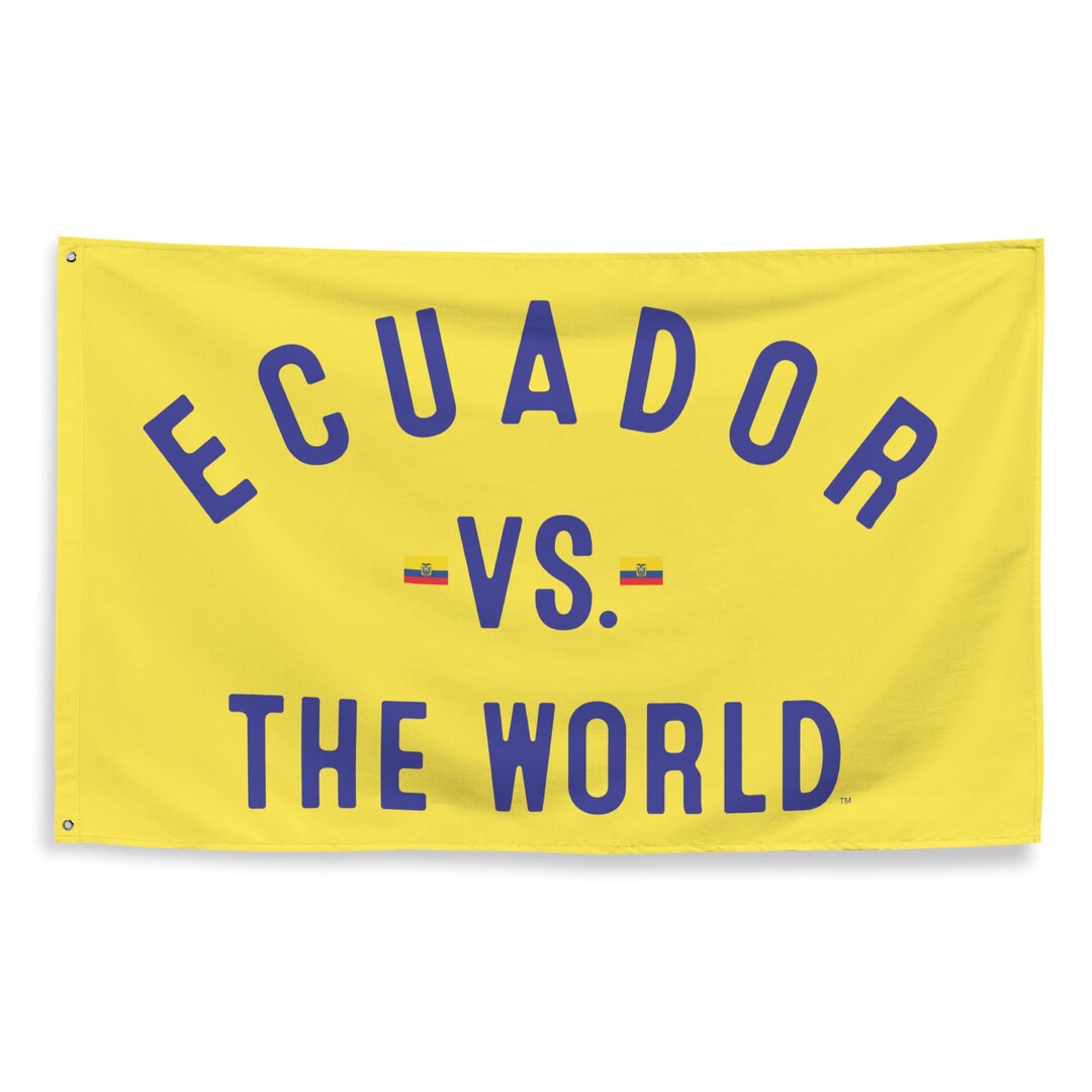 Ecuador Vs the World Large Flag - National Team Country Sports Soccer ...