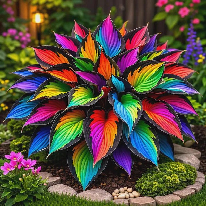 Hosta Rainbow Plants - Etsy