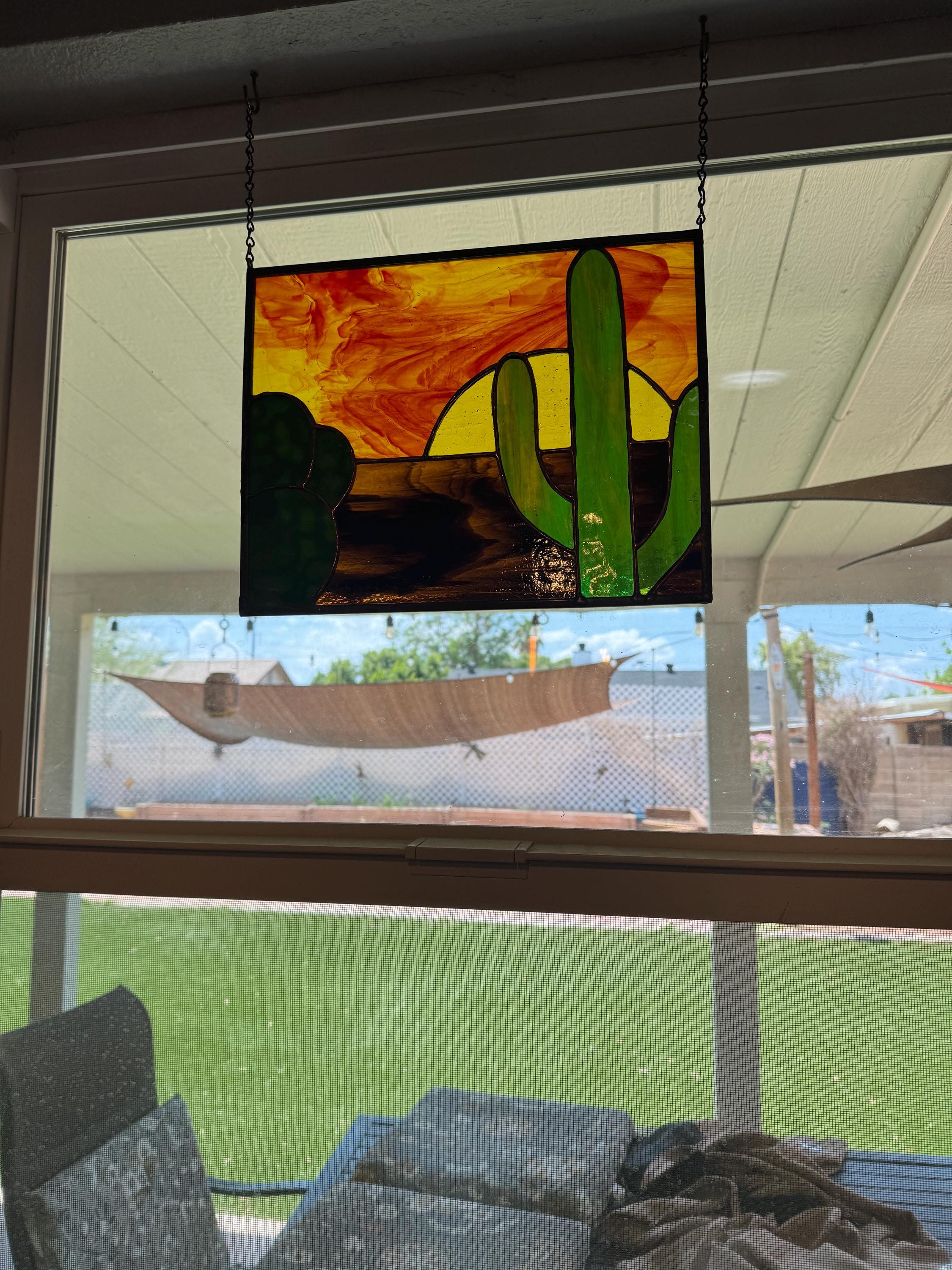 Stained Glass Arizona Sunset - Etsy