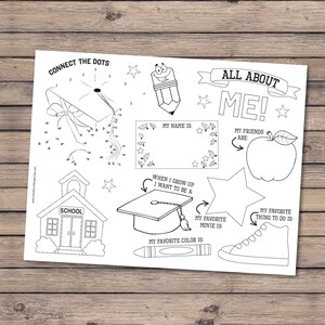 2024 Graduation Activity Pages, Kindergarten Preschool Graduation ...