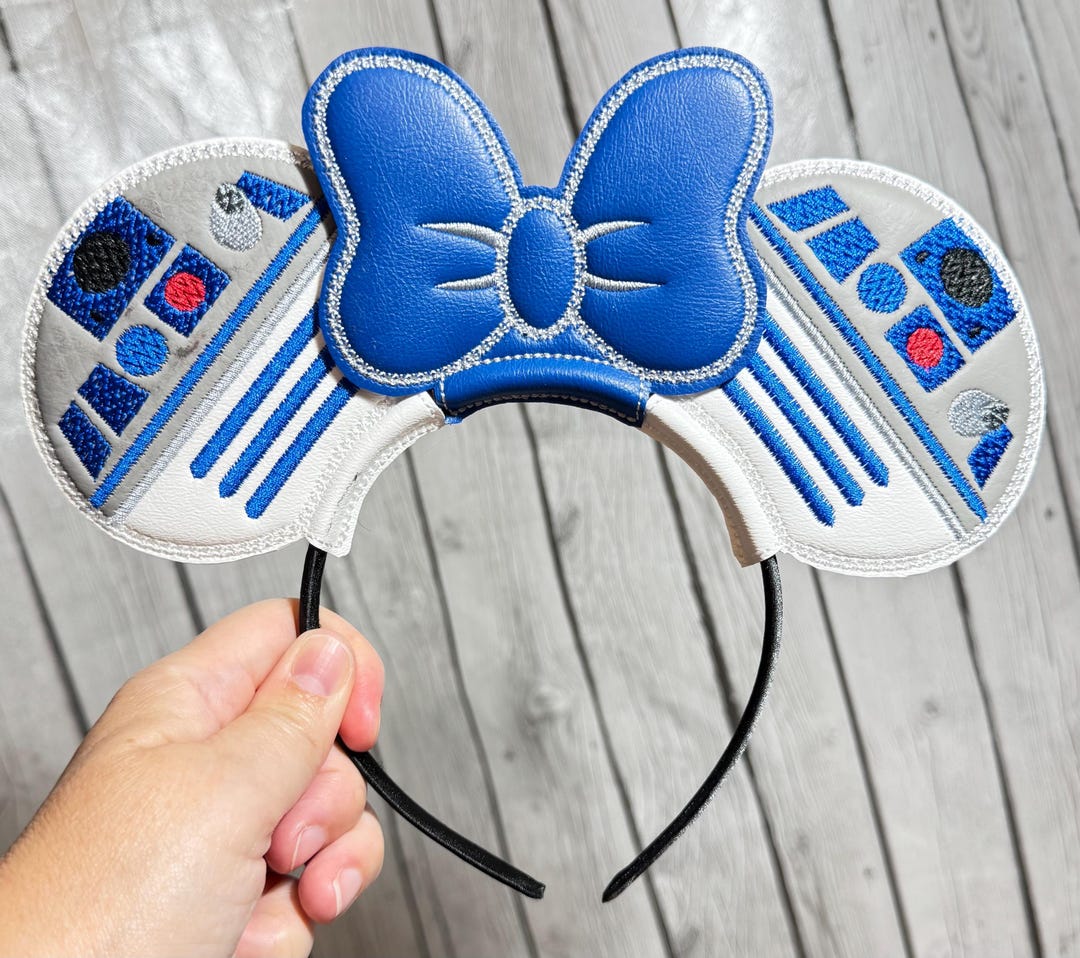 Custom Star Wars R2D2 Droid Mouse Ear Headband - Etsy