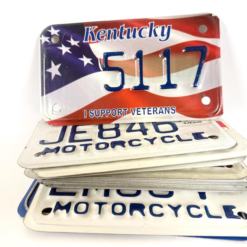 States With Blue and White License Plates - Etsy