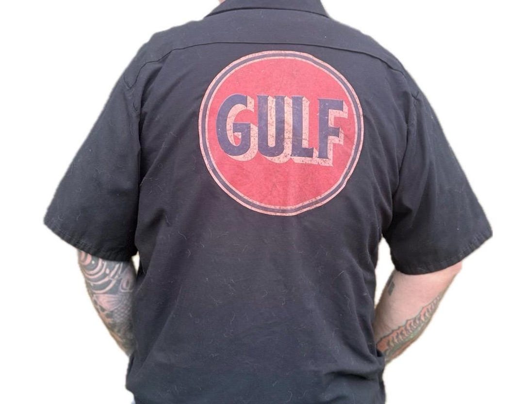 Vintage Mechanic Shirt, Gulf Oil Logo, Retro Rockabilly Fashion - Etsy