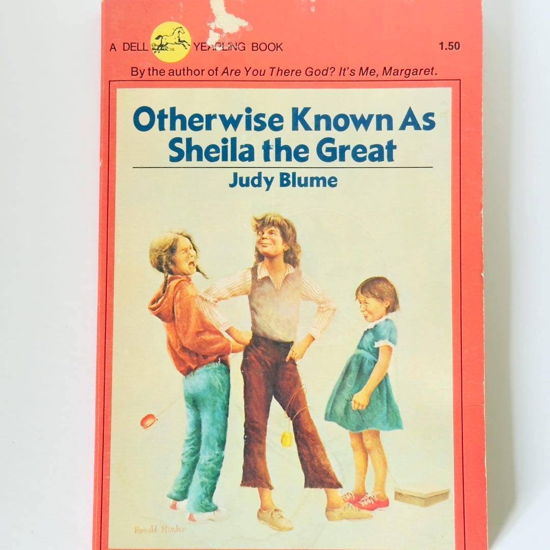Vintage Judy Blume Paperback, Otherwise Known as Sheila, 1980s - Etsy