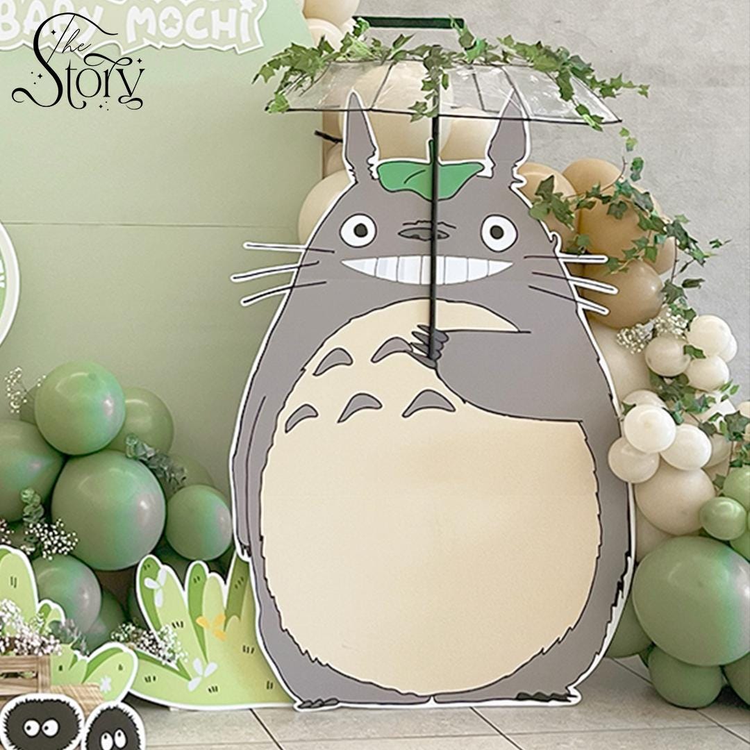 Totoro Cutout: Anime Ghibli Birthday Party Decor (instant Download) - Etsy