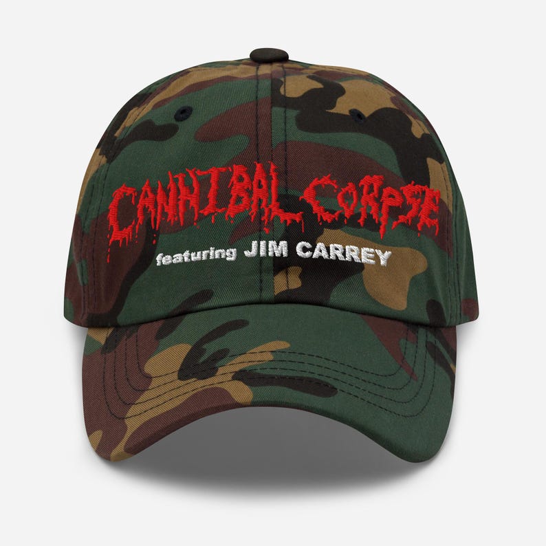 Cannibal Corpse / Jim Carrey Embroidered Hat - Etsy
