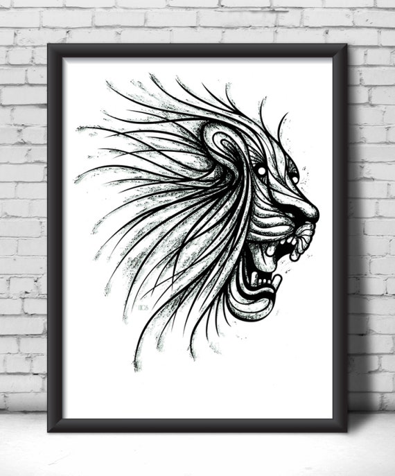 Rasta Cat Drawing