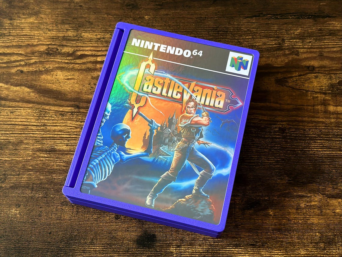 Storage Box for Nintendo 64 Games (customizable) - Etsy