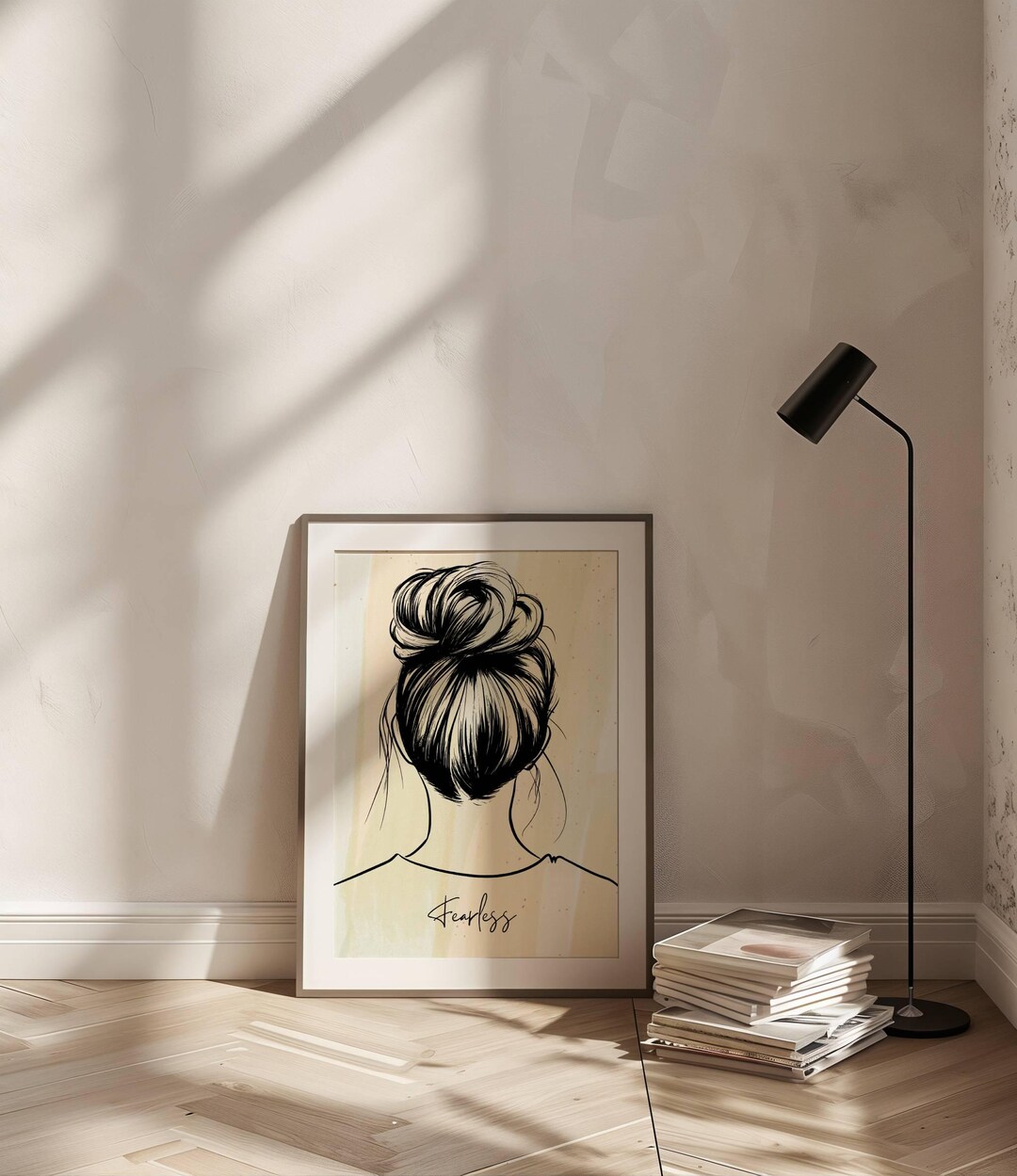 Pack of 3 Empowered Women Prints | Downloadable Line Art | Motivational ...