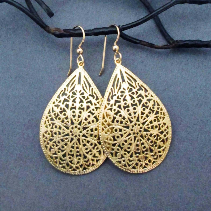 Gold Filigree - Etsy