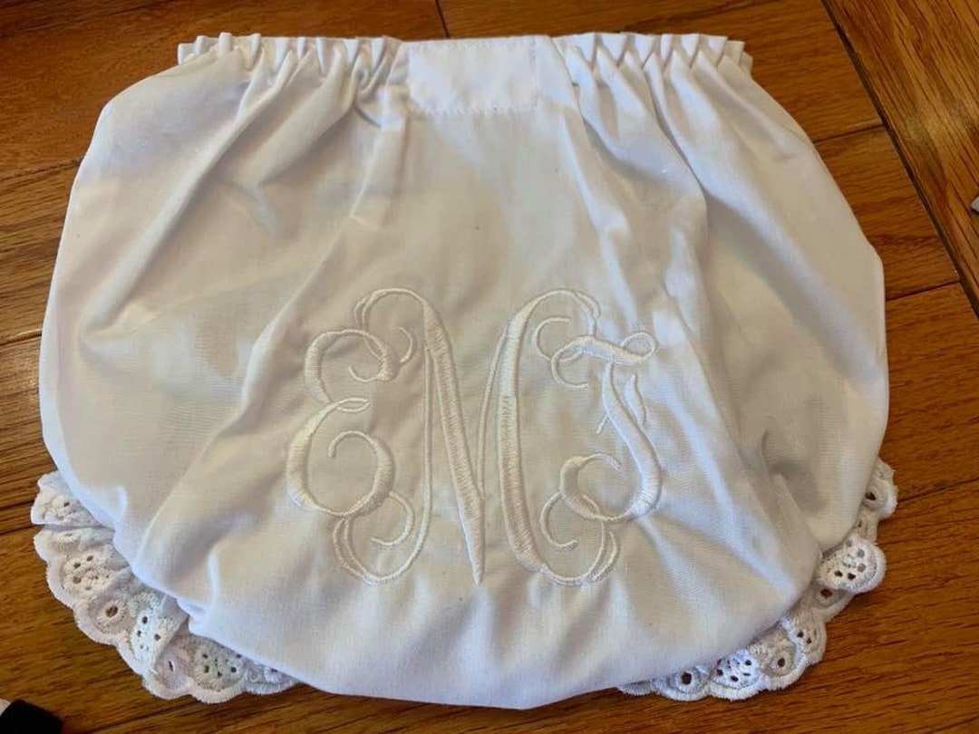 Monogrammed Baby Bloomers - Etsy