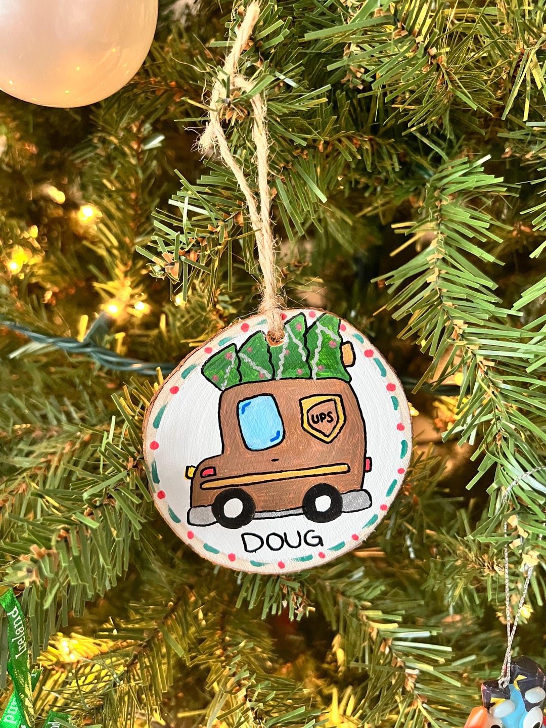 UPS Personalized Ornament Gift - Etsy