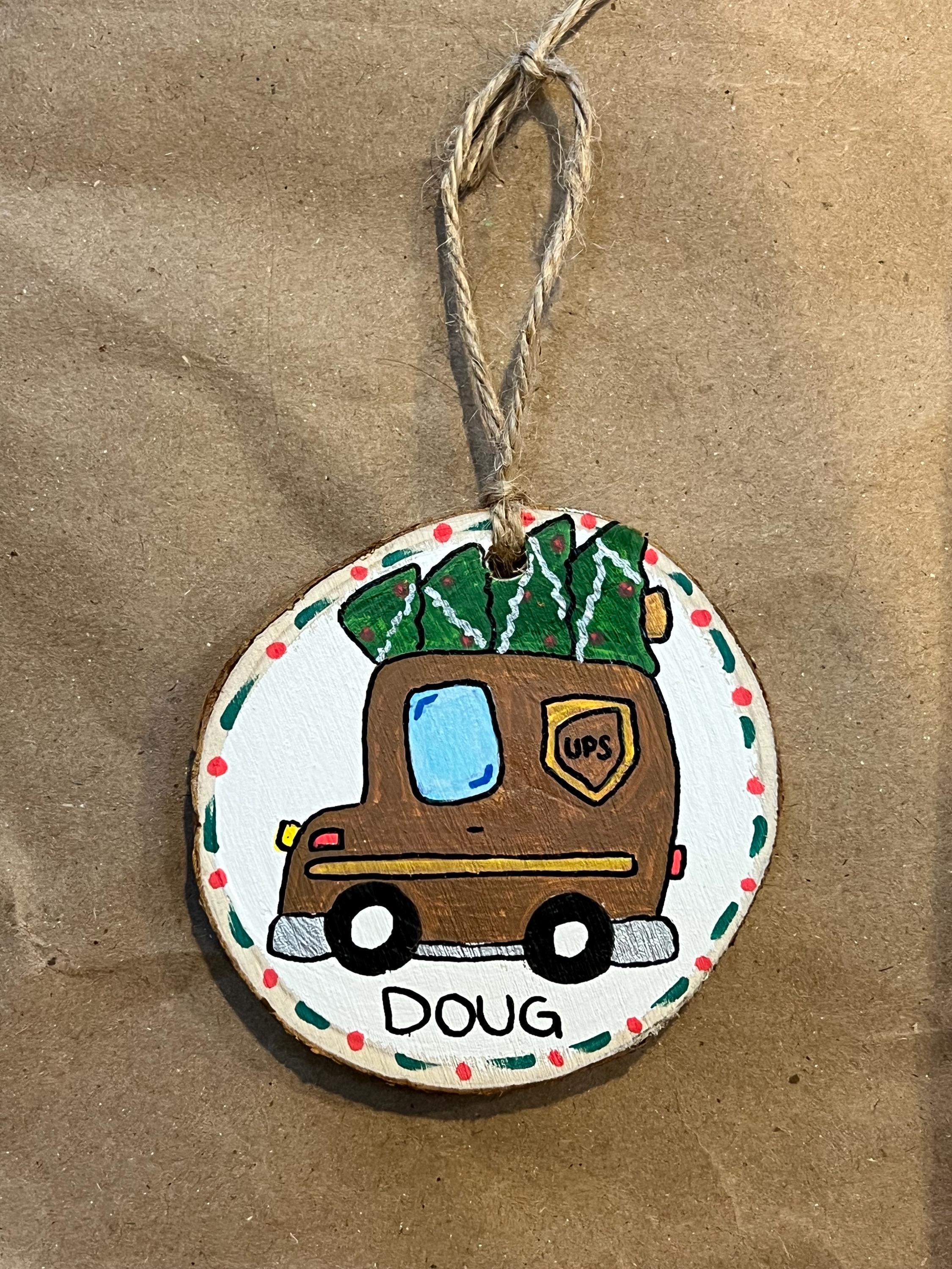 UPS Personalized Ornament Gift - Etsy