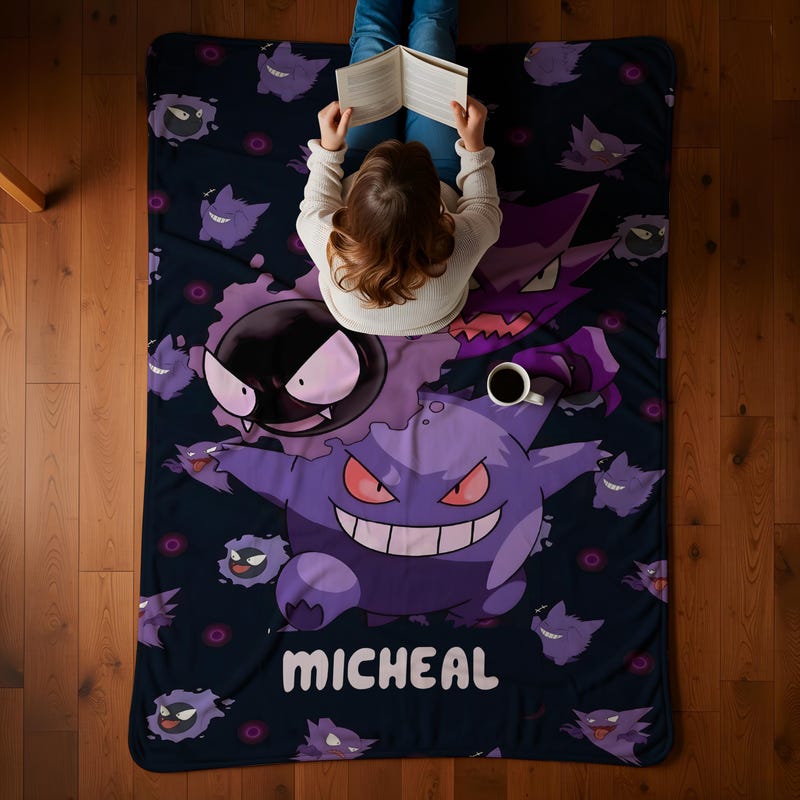 Blanket Gengar - Etsy
