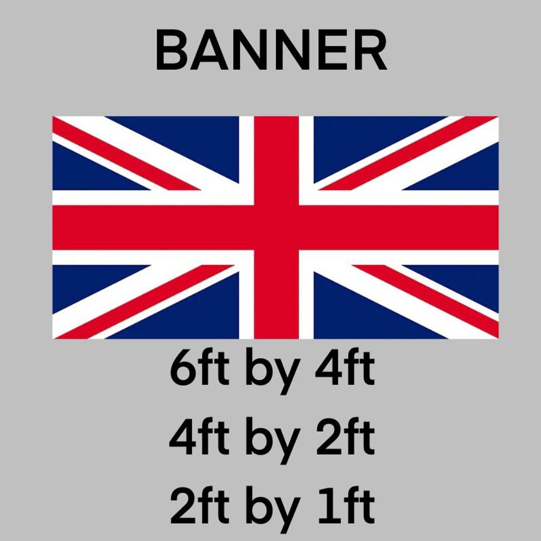 Union Jack Flag Banner / for Indoor or Outdoor Use / Waterproof - Etsy