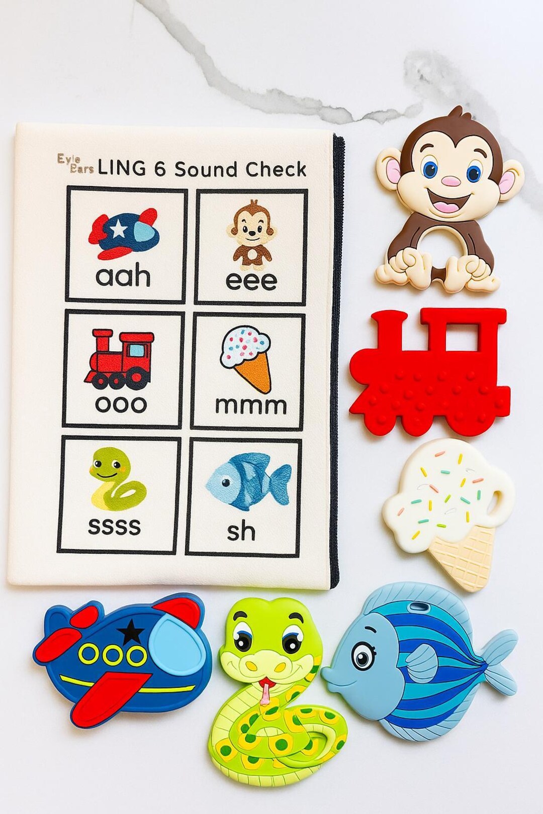 Ling 6 Sound Kit | Speech Practice Toys for Hearing Intervention - Etsy