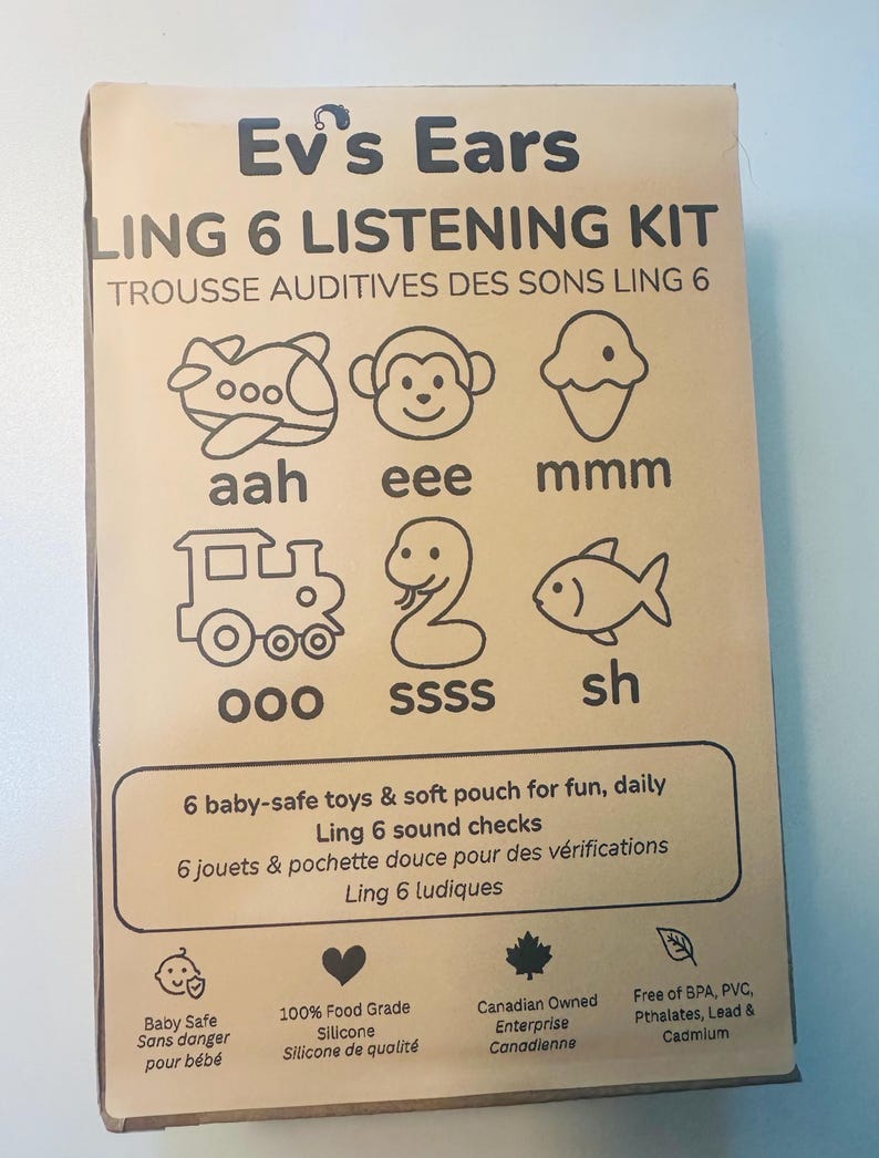 Ling 6 Sound Kit | Speech Practice Toys for Hearing Intervention - Etsy