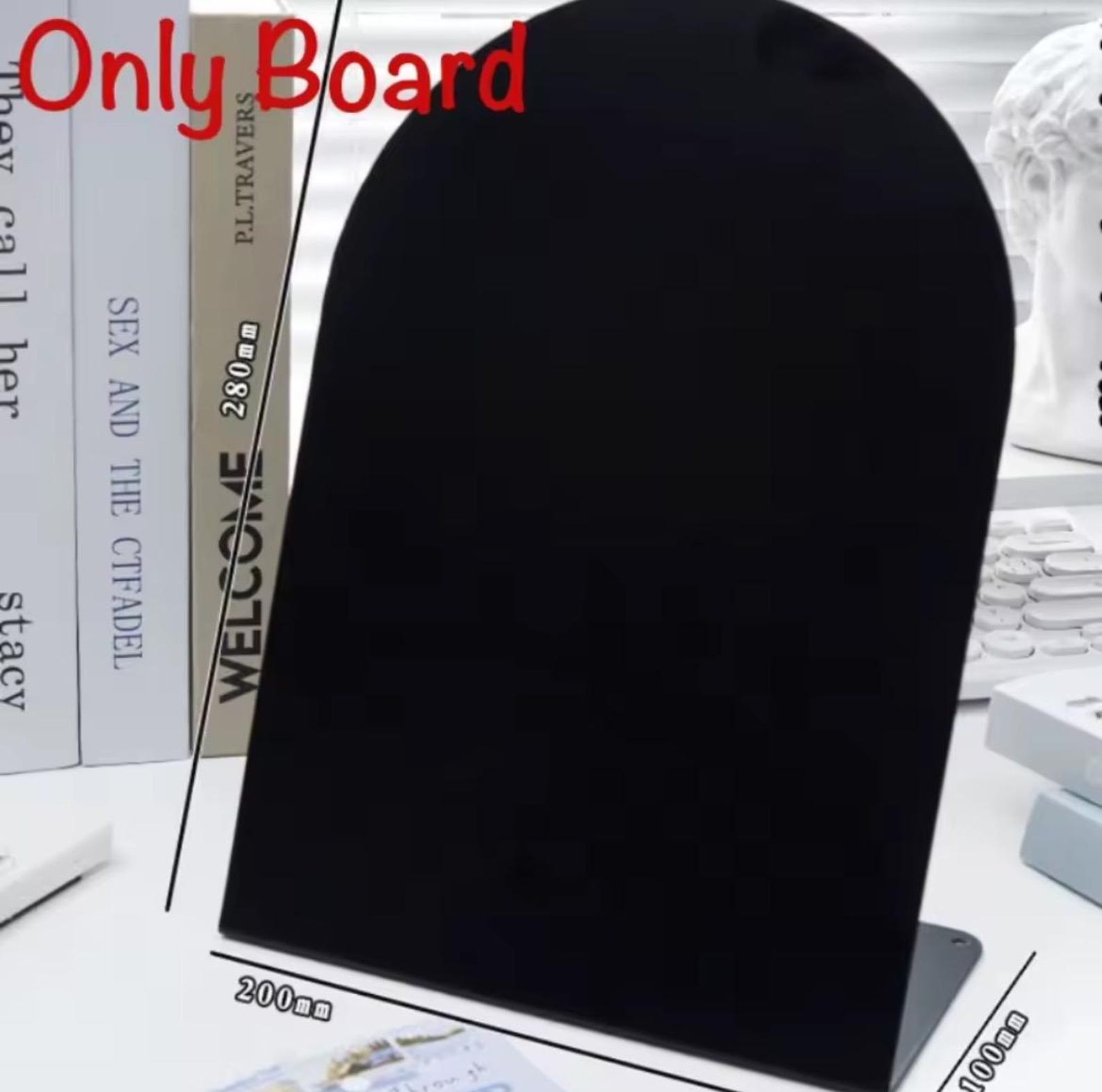 Blank Arch Sign Memo Note Board for Office Decor Vision Board Kids Art ...