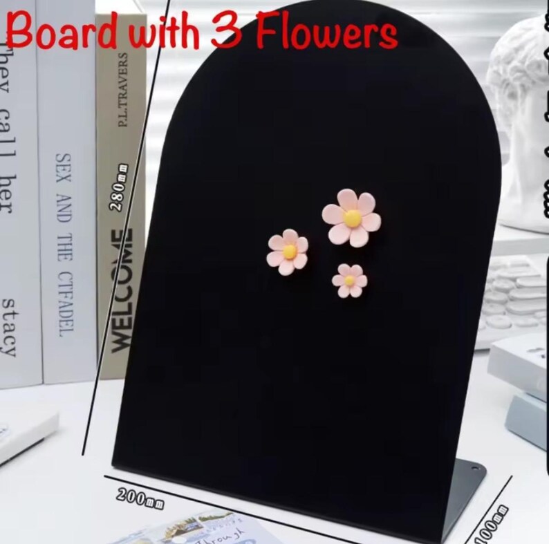 Blank Arch Sign Memo Note Board for Office Decor Vision Board Kids Art ...