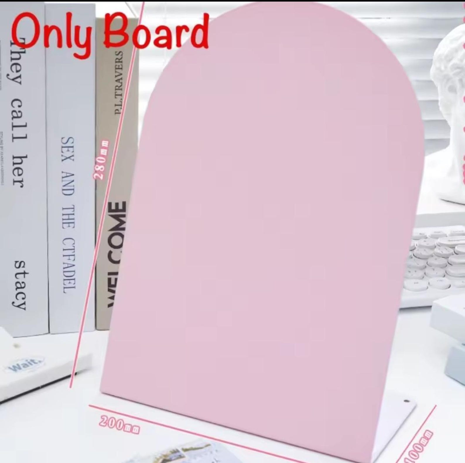 Blank Arch Sign Memo Note Board for Office Decor Vision Board Kids Art ...
