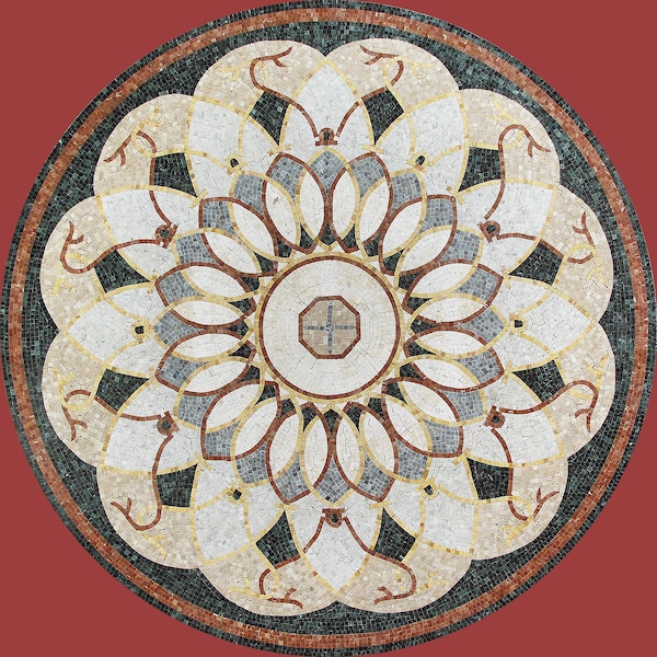 Tile Medallion Backsplash - Etsy