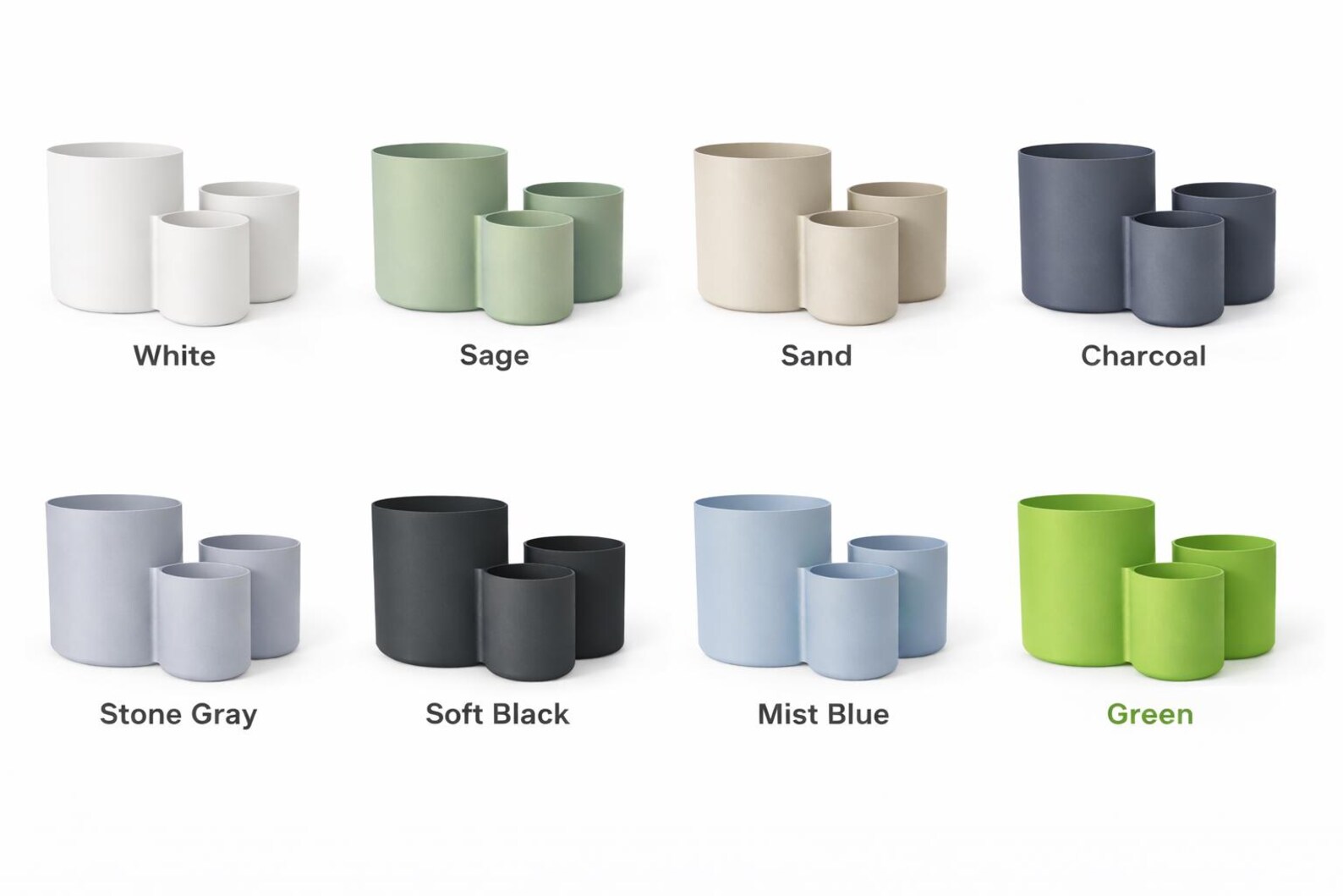 Utensil Holder Modern Kitchen Organizer Minimalist Crock Countertop ...