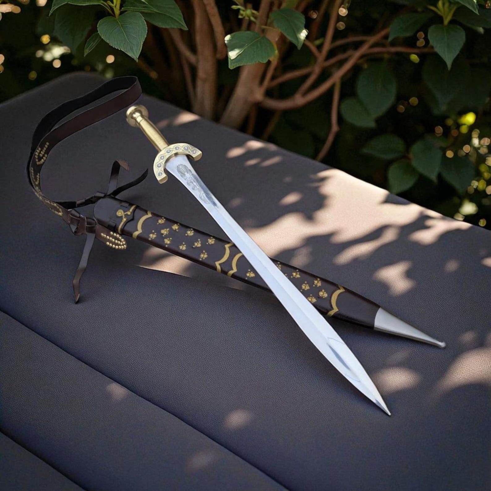 Handmade Perseus Sword Replica: High Carbon Steel, Clash of the Titans ...